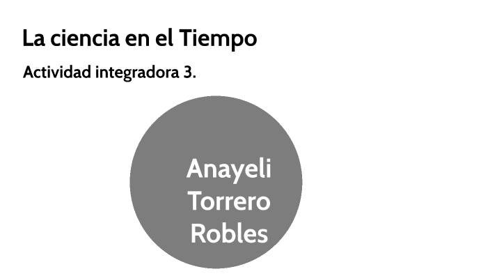 La ciencia en el Tiempo by Anayeli Torrero Robles on Prezi