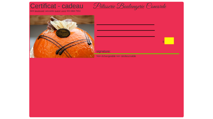Certificat-cadeau by Mayssa Resendes on Prezi