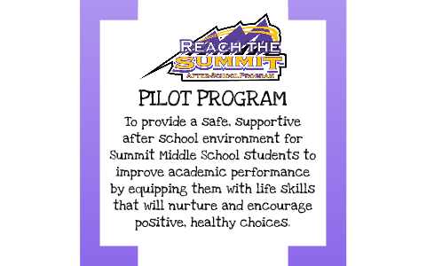 To provide a safe, supportive environment for Johnston’s Sum by ...