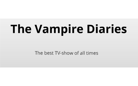 The Vampire Diaries by Nora Wimmer on Prezi