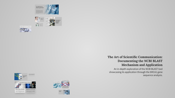 The Art of Scientific Communication: Documenting the NCBI BLAST ...