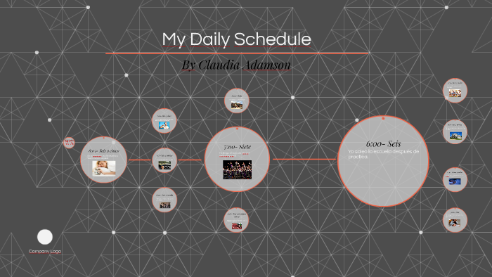 My Daily Schedule by Claudia Adamson on Prezi