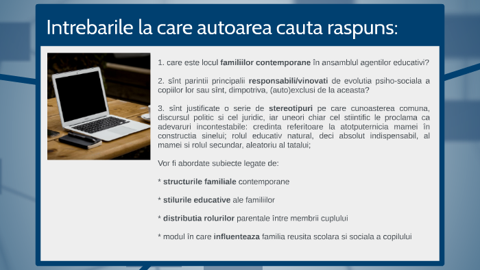 Cum s-a modificat rolul familiei by Vlad Groza