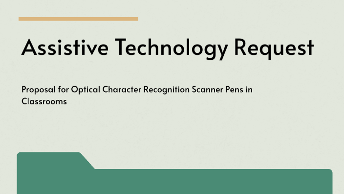 Assistive Technology Request by Kristina Chance on Prezi