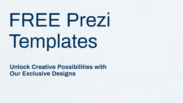 FREE Prezi Templates by Muxlisa Xalilova on Prezi