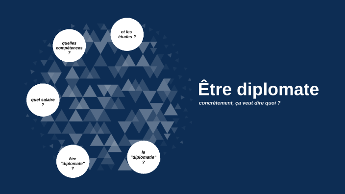Le métier de diplomate by Carla Vigny on Prezi