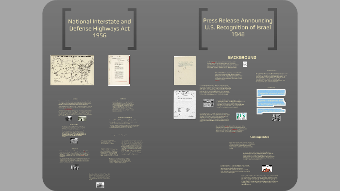 National Interstate and Defense Highways Act of 1956 by Brian Haines