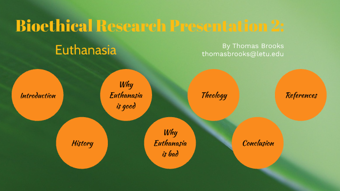Bioethecial Research Presentation: Euthanasia by John Doe on Prezi