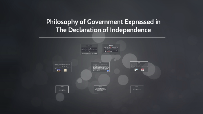 Philosophy of Government Expressed in The Declaration of Independence ...