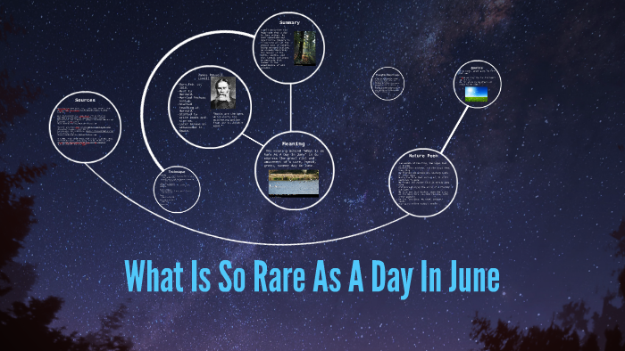 What Is So Rare As A Day In June by Brett Michalik on Prezi