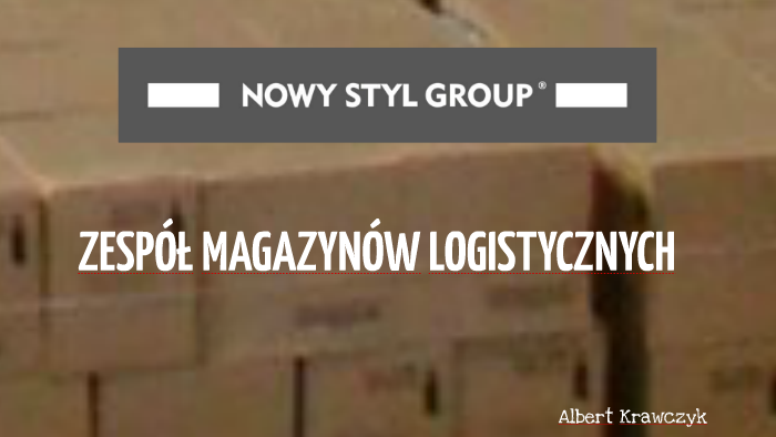 13.06.18 Logistics by Albert Krawczyk on Prezi