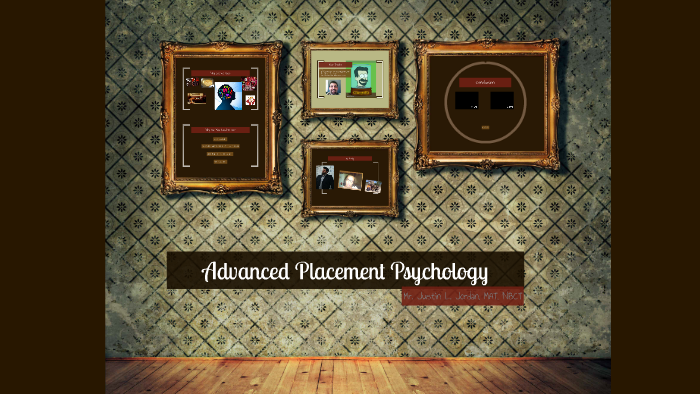 Advanced Placement Psychology Intro Show by Justin Jordan