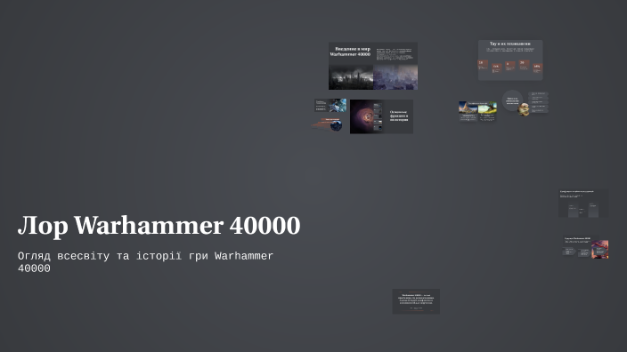 Лор Warhammer 40000 by Vsem QQ on Prezi