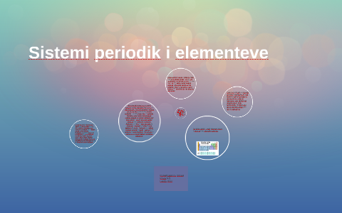 Sistemi periodik i elementëve (shkurt:SI) është skema me të by leonora ...
