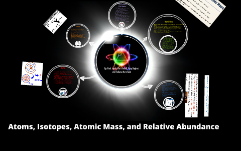 Atoms, Isotopes, Atomic Mass, and Relative Abundance by tmazing d13606 ...