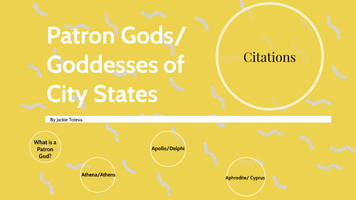 Patron Gods/Goddesses of Ancient Greece by Jackie Toteva on Prezi