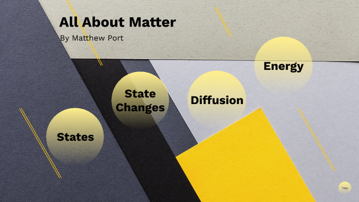 All about matter by Matthew Port on Prezi
