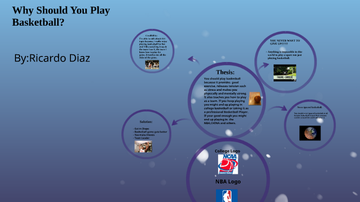 Why You Should Play Basketball by Ricardo Diaz on Prezi