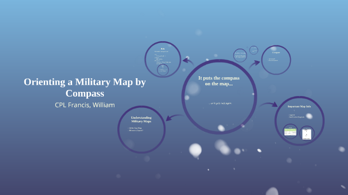 Orienting a Military Map to a Compass by William Francis on Prezi