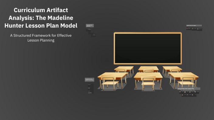 Curriculum Artifact Analysis: The Madeline Hunter Lesson Plan Model by ...