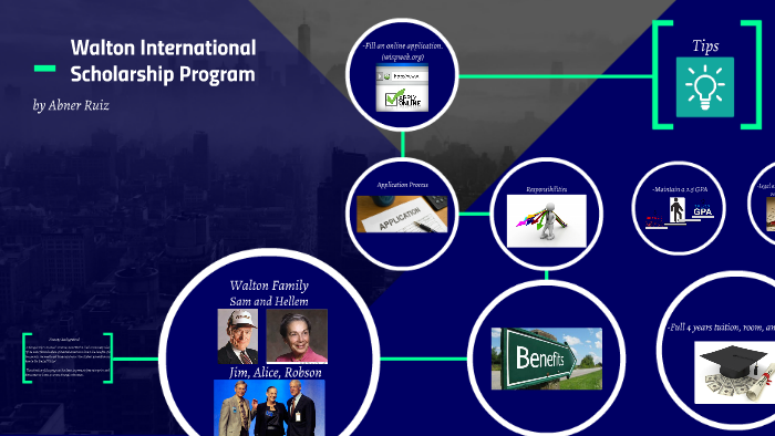 Walton International Scholarship Program by Abner Ruiz on Prezi Walton International Scholarship Program by Abner Ruiz on Prezi
