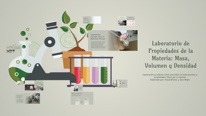 Laboratorio de Propiedades de la Materia: Masa, Volumen y Densidad by ...