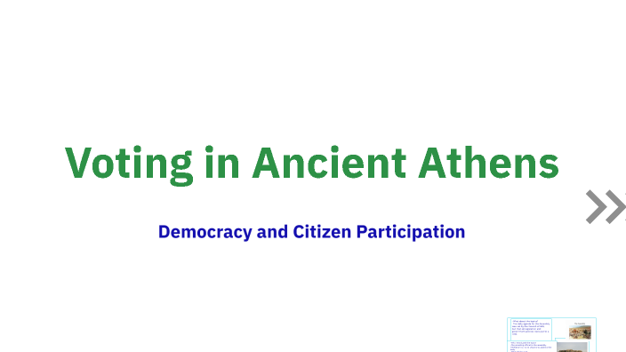 Voting in Ancient Athens by Aemilia Bourikou on Prezi