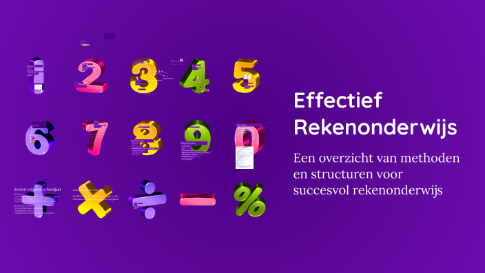 Effectief Rekenonderwijs def by Magda Jacobs on Prezi