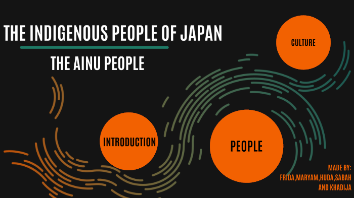 THE INDIGENOUS PEOPLE OF JAPAN by Maryam Idrees on Prezi