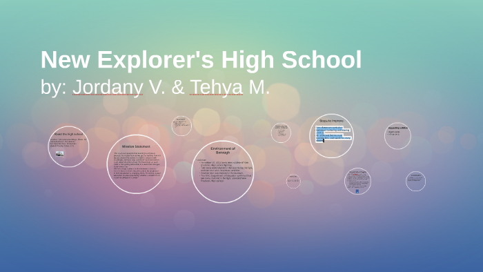 new explorer's high school by Jordany vasquez