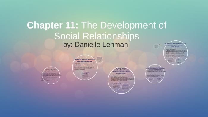 Chapter 11: The Development of Social Relationships by Danielle Lehman ...