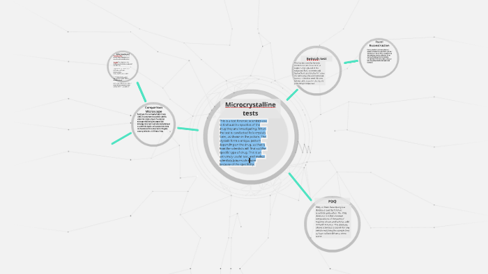 Microcrystalline tests by madison ritter on Prezi