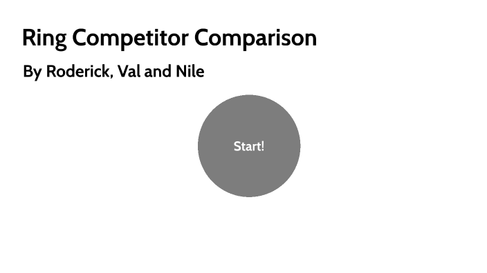 Ring Competitor Comparison by Nile Horton on Prezi