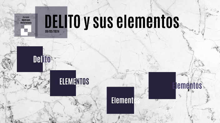 DELITO y sus elementos by Fernanda Ferreyra on Prezi