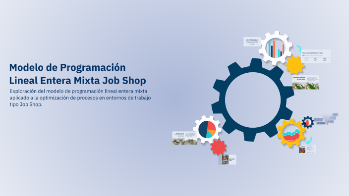 Modelo de Programación Lineal Entera Mixta Job Shop by johanna gelvez ...