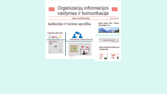 Organizacijų informacijos valdymas ir komunikacija by Ignas ...