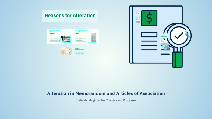 Alteration in Memorandum and Articles of Association by AARTHI V on Prezi