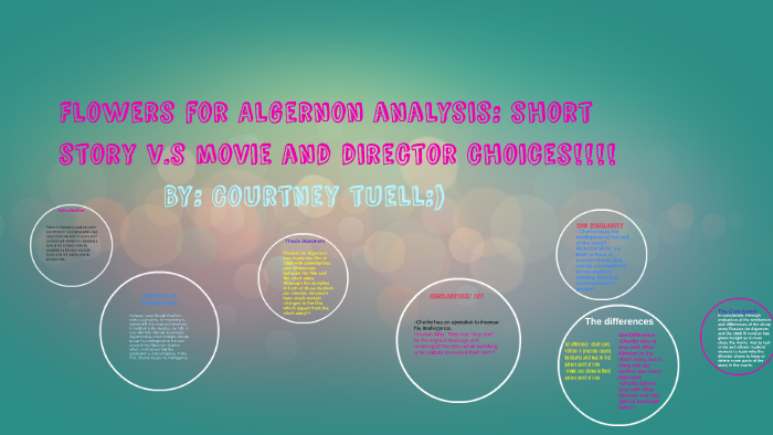 Flowers for Algernon analysis: short story v.s movie and dir by ...