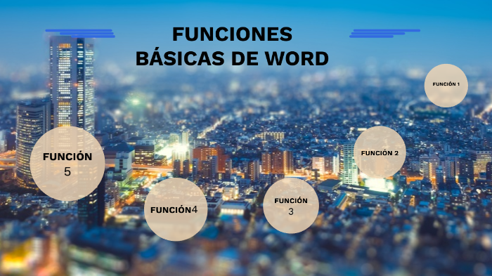 FUNCIONES BÁSICAS DE WORD by nestor salgado zagal on Prezi