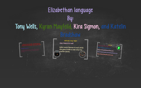Elizabethan language by kira sigmon on Prezi
