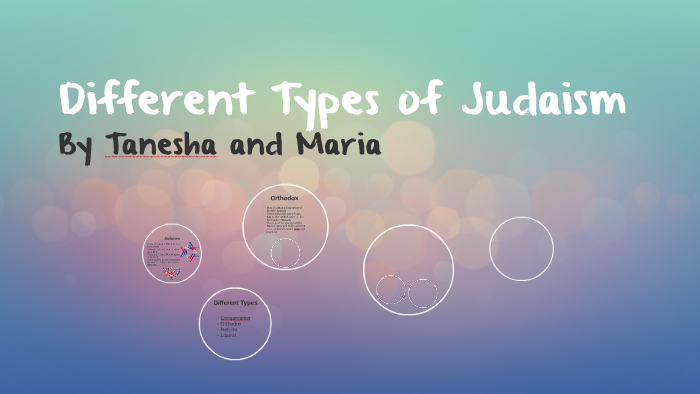 Different Types of Judaism by Tanesha Moses on Prezi