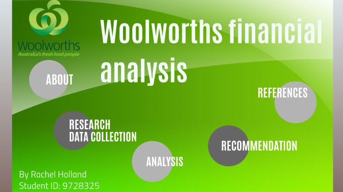 Woolworths Financial Analysis by on Prezi
