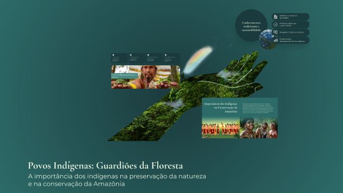 Povos Indígenas Guardiões Da Floresta By Luara Júlia Oliveira De