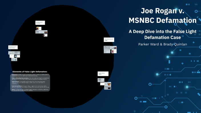 Joe Rogan v. MSNBC Defamation by Parker Ward on Prezi