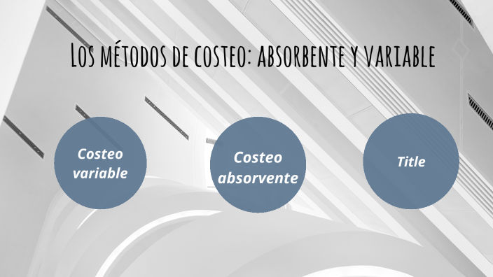 Los métodos de costeo: absorbente y variable by David Hernandez on Prezi