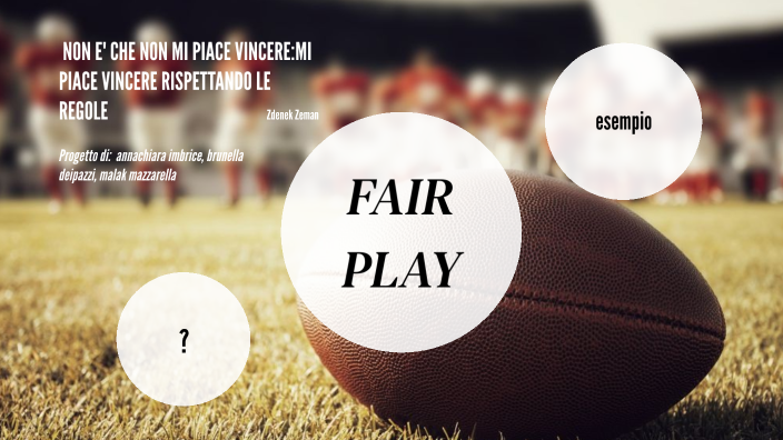 NON E' CHE NON MI PIACE VINCERE:MI PIACE VINCERE RISPETTANDO LE REGOLE ...