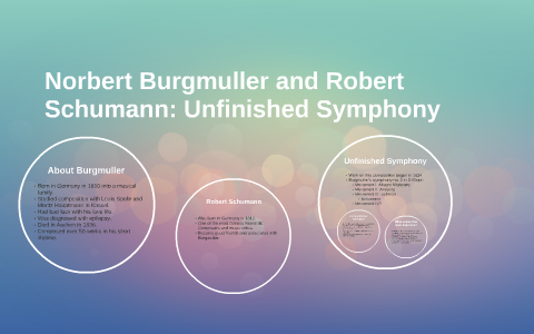 Norbert Burgmuller: Unfinished Symphony by Rachel Murphy