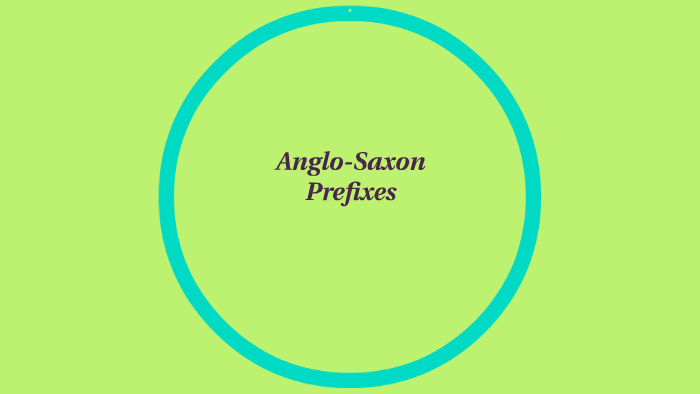 Anglo-Saxon Prefixes by Olivia Hughes on Prezi