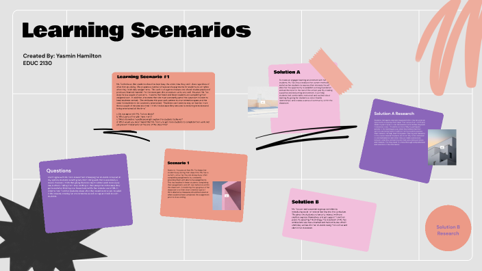 Learning Environment Scenario by Yasmin Hamilton on Prezi