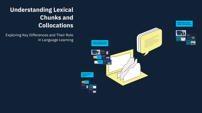 Understanding Lexical Chunks and Collocations by María Gloria Prudente ...